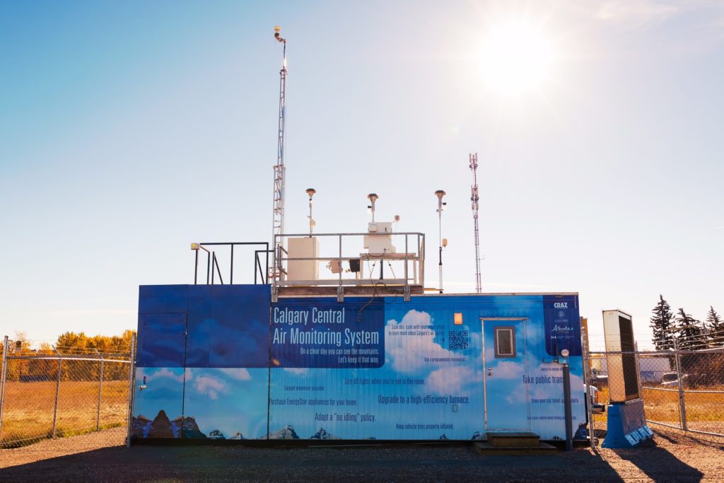 Calgary Central station | Calgary Region Airshed Zone